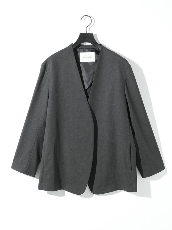 MIDIUMISOLID no collar jacket
