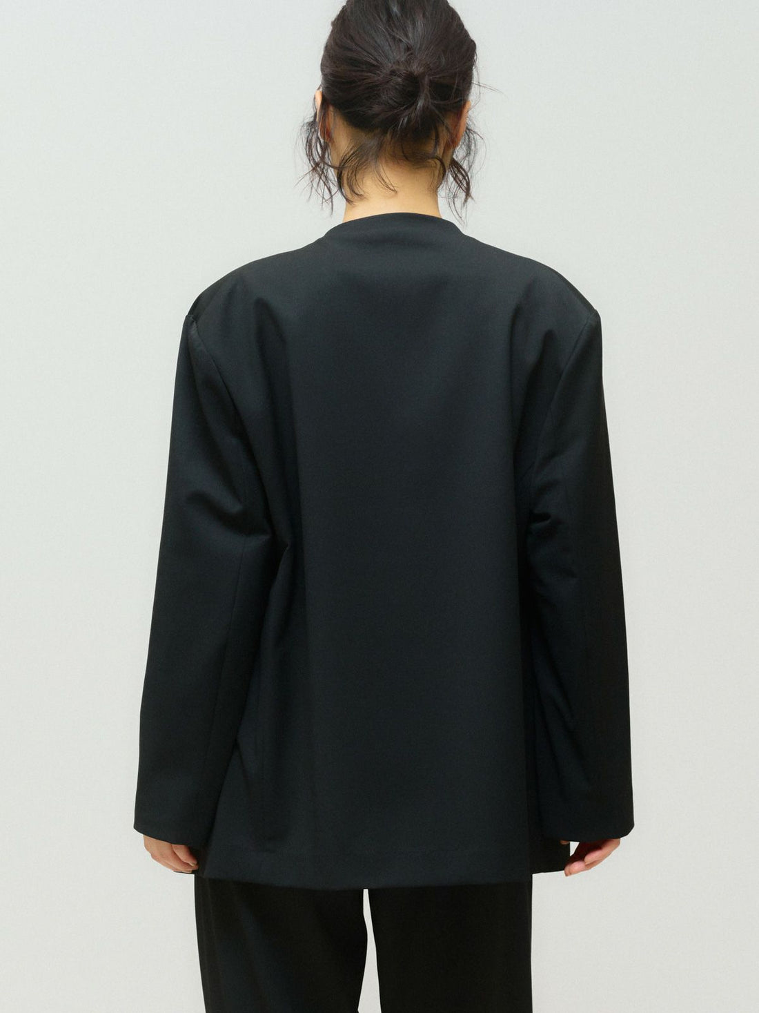 MIDIUMISOLID no collar jacket